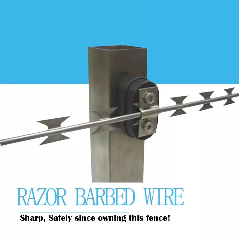 Family-Yard-straight-line-Blade-Razor-barbed-wire-Fence-Barbed-Clip ...