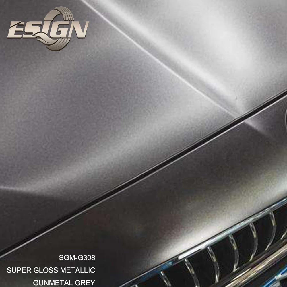 Metallic Grey Car Paint