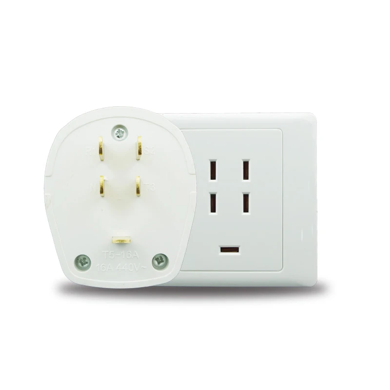 1Pcs-16-25A-5-PIN-Male-plug-Three-phase-five-line-Industrial-plug ...