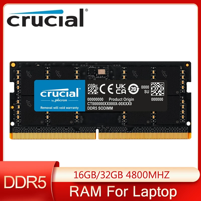 Mem-ria-Original-Crucial-DDR5-Notebook-Laptop-RAM-SODIMM-16GB-32GB ...