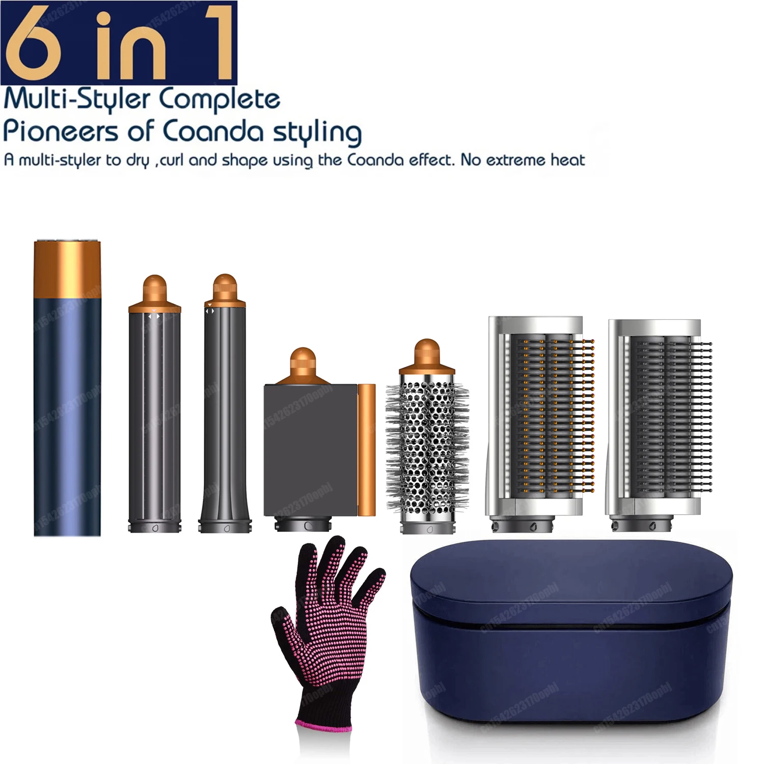 6In1-Multi-Styler-Hair-Dryer-Air-Brush-With-Auto-Curling-30mm-Wand-Hair ...