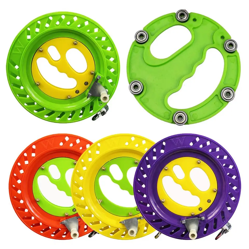 Hand Crank Reel Spooler Reel Spooler Tool ABS Fishing Line Winder Wheel ...