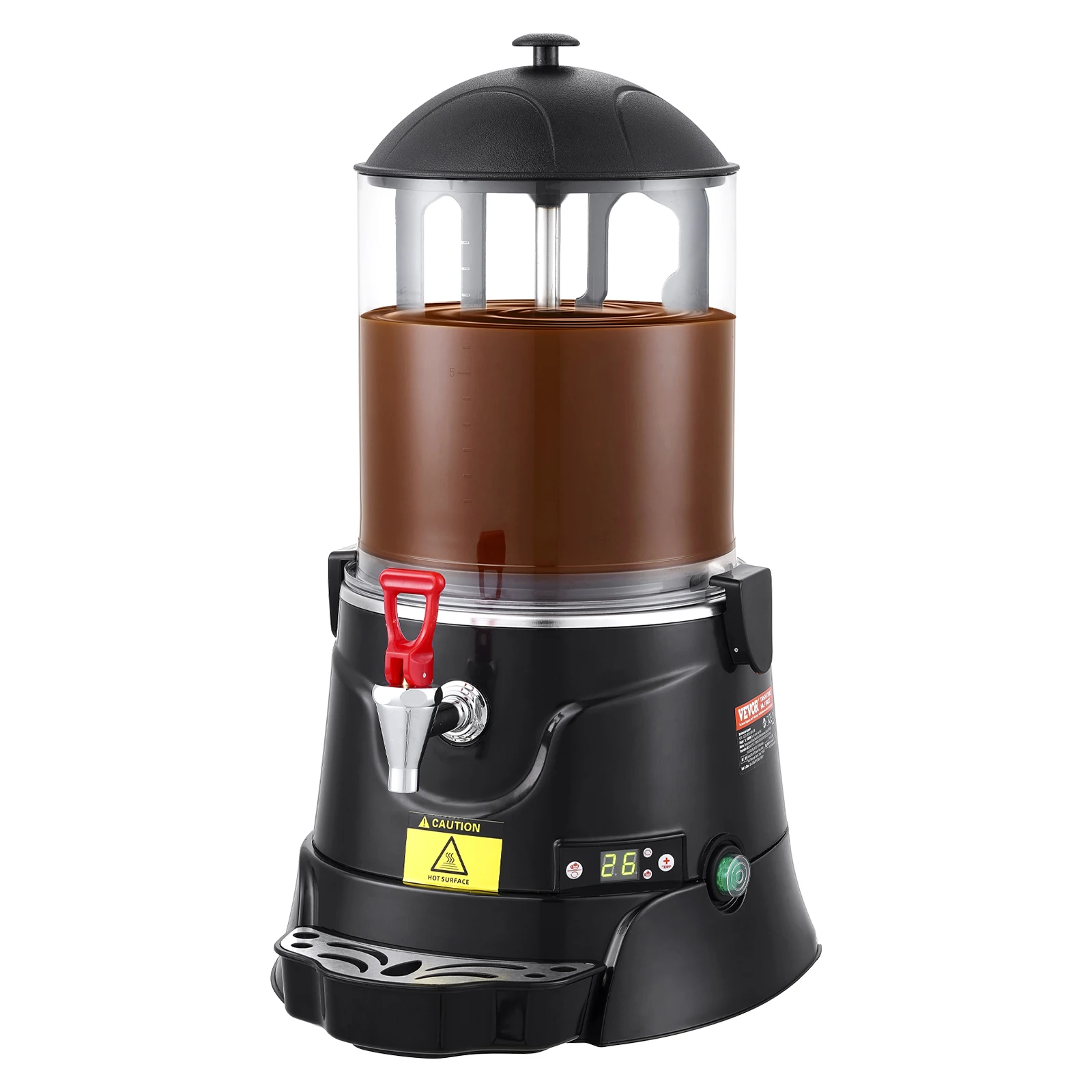 SucceBuy Hot Chocolate Dispenser 2.6 Gal/10 L Hot Chocolate Machine ...