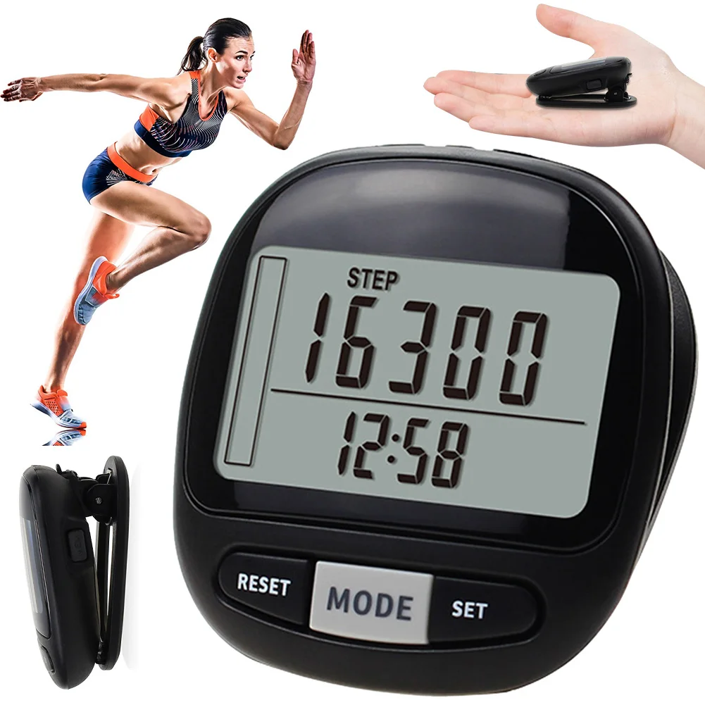 3D-Pedometer-With-Clip-for-Walking-Simple-Step-Tracker-Counter-with ...