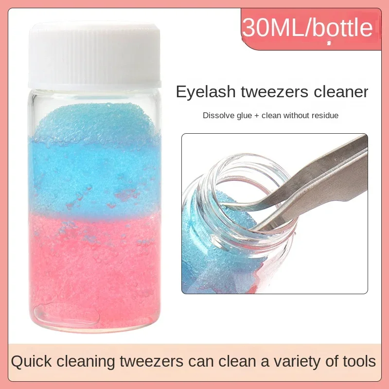 1pc Eyelash Extension Tweezers Cleaning Tool with Liquid Remover and ...