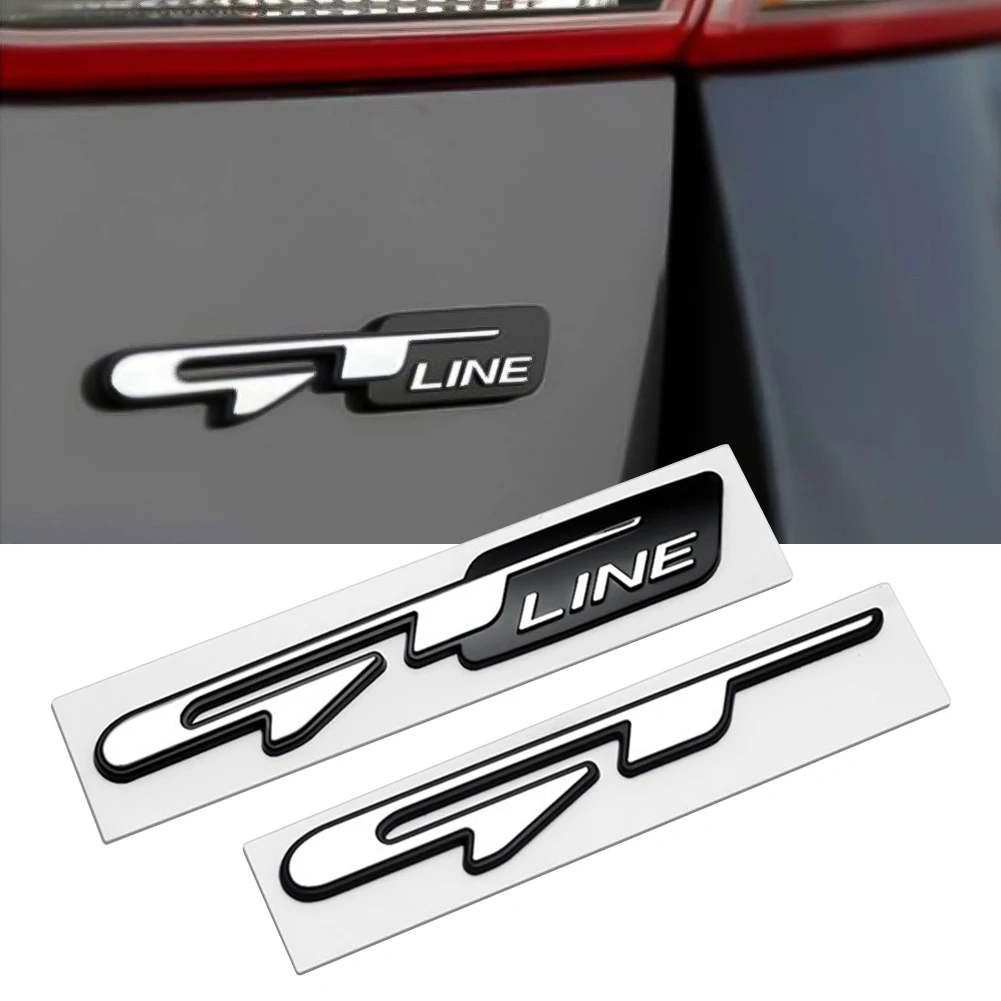 3D-Chrome-Car-Letters-GT-Line-Sticker-Emblem-Logo-For-Kia-Ceed-Picanto ...
