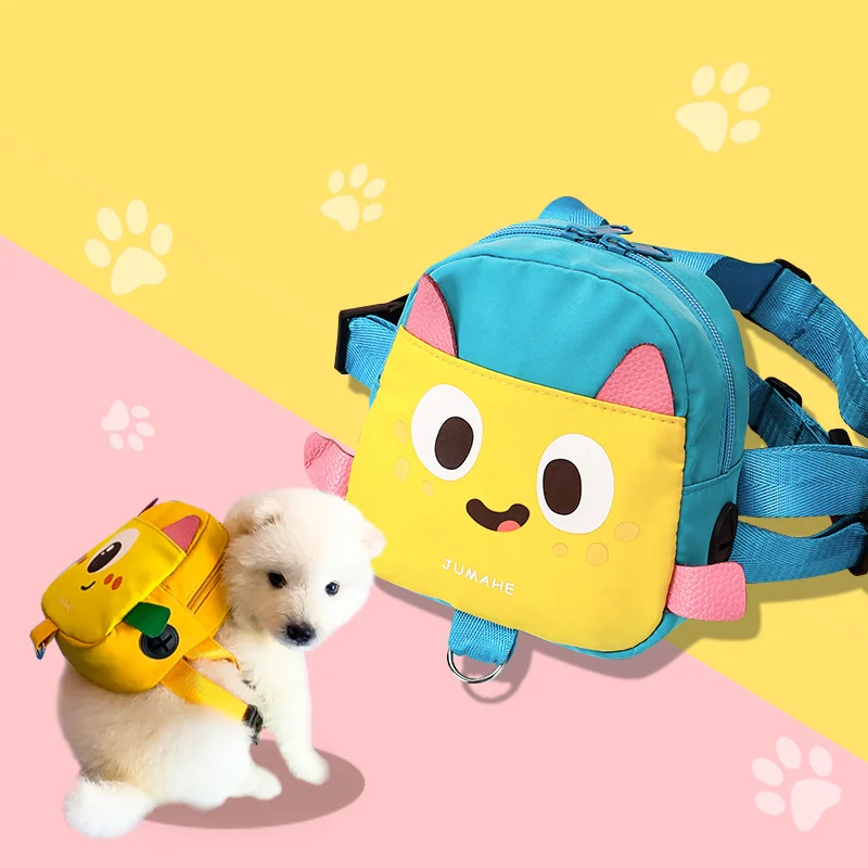 Dog-Walking-Bag-Waterproof-Cartoon-Dog-Carrier-Vest-style-Dog-School ...