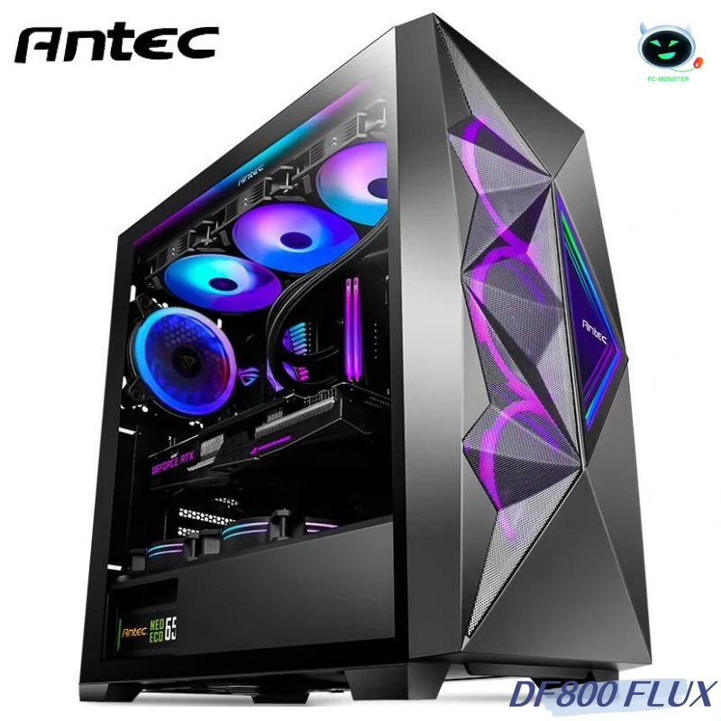 Antec-DF800-FLUX-PC-Case-Glass-Side-Translucent-Case-ATX-Mid-Tower-360 ...