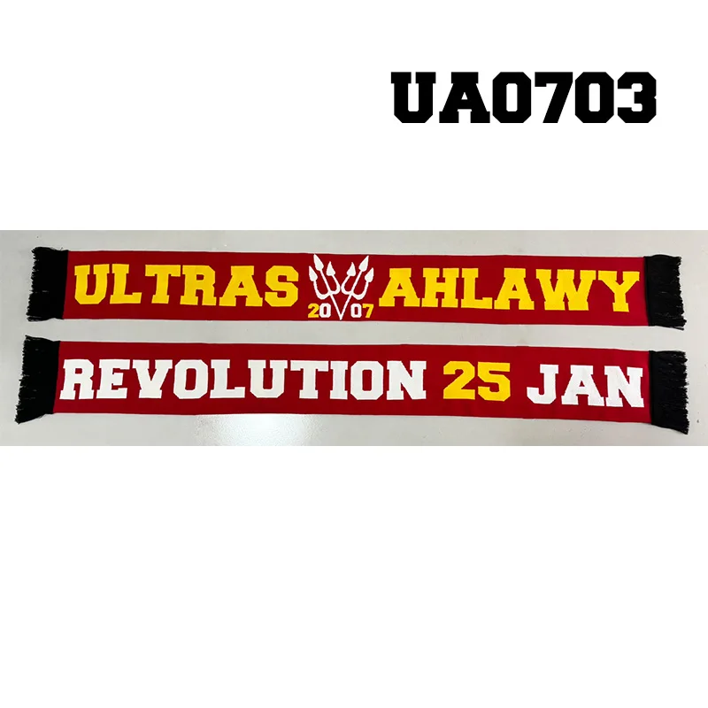 145*18 cm Size Al Ahly SC Ultras Ahlawy Revolution 25 Jan Scarf Elastic ...