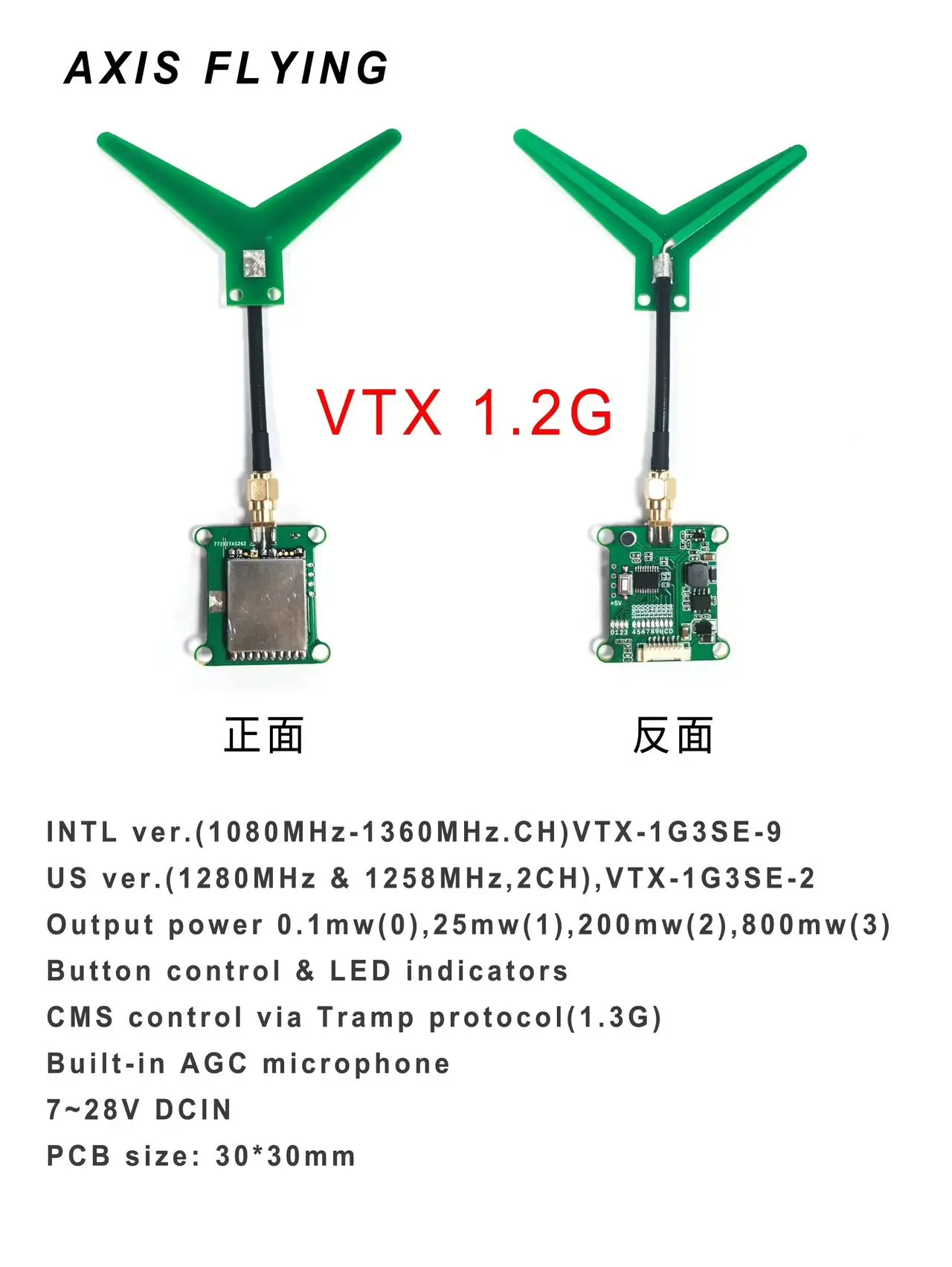 Long-Range-1-3GHz-FPV-Video-Transmitter-VTX-1G3-VRX-1G3-V2-2CH-9CH-Wid ...