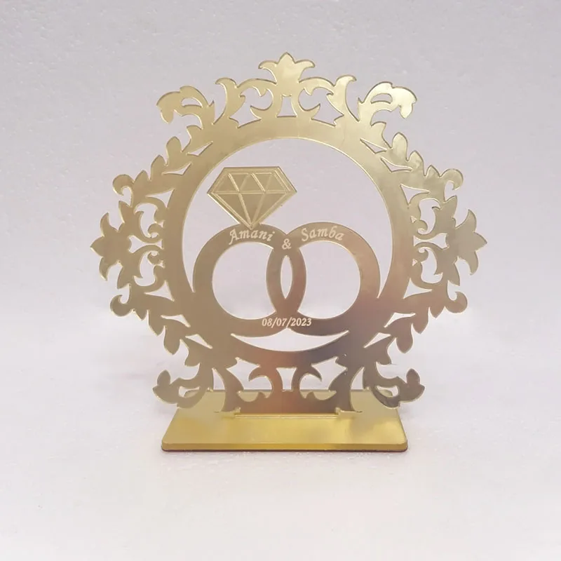 Personalized-Wedding-Name-Sign-Stand-Custom-Wedding-Table-Decortion ...