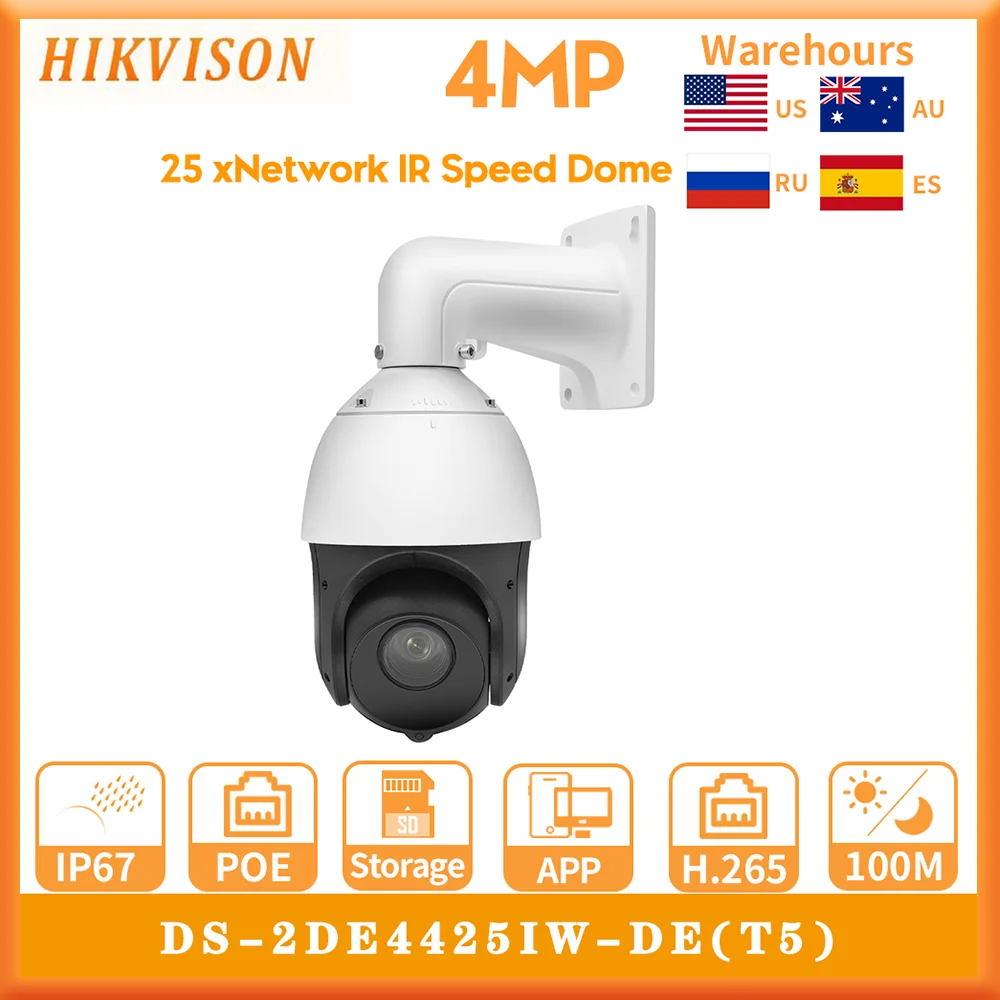 Original-Hikvision-4MP-DS-2DE4425IW-DE-T5-PTZ-IP-Camera-4-inch-25X ...
