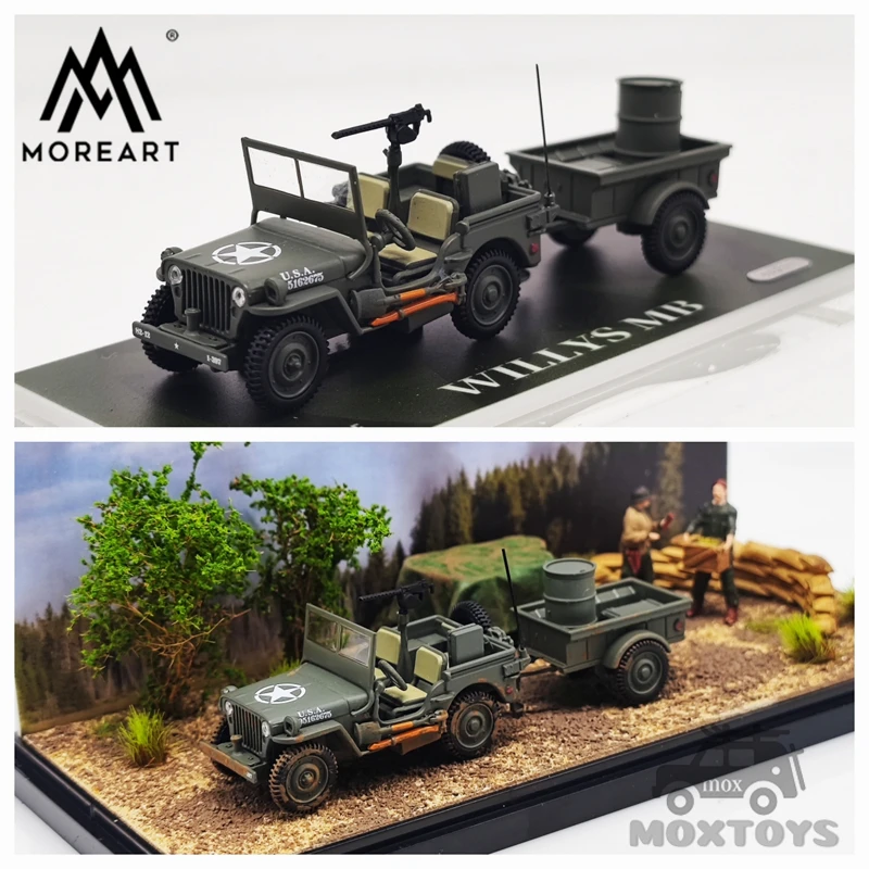 TIME-MICRO-MoreArt-1-64-Willys-mb-battlefield-escenario-de-suministro ...
