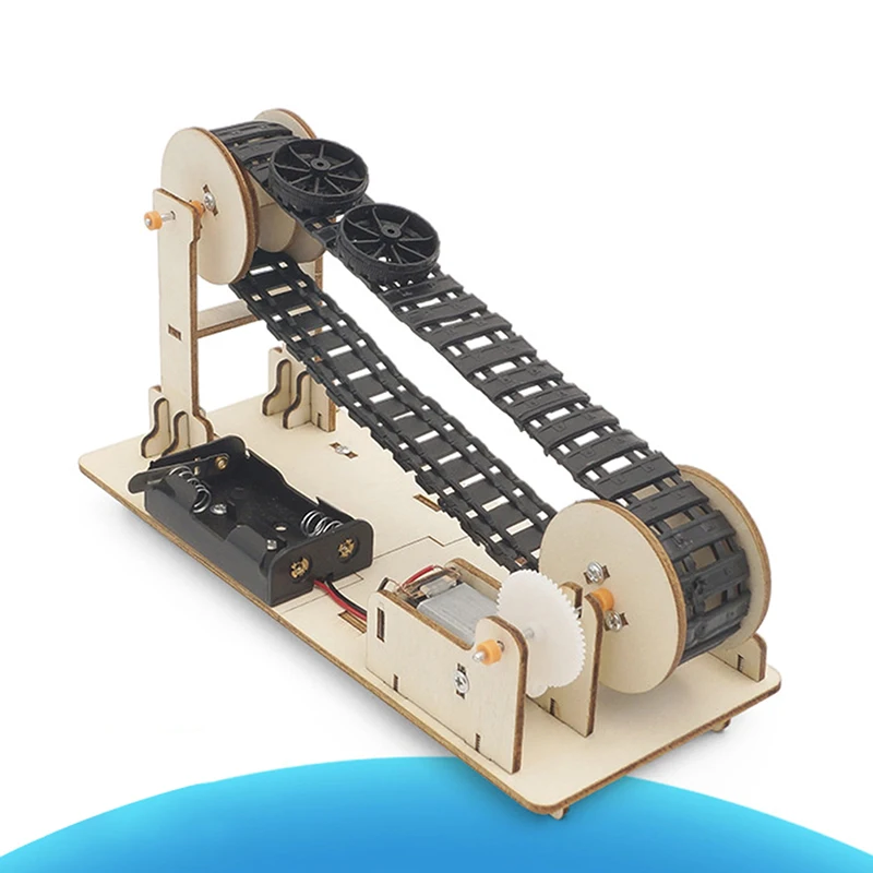 Science-Technology-Small-Production-DIY-Conveyor-Belt-Handmade ...