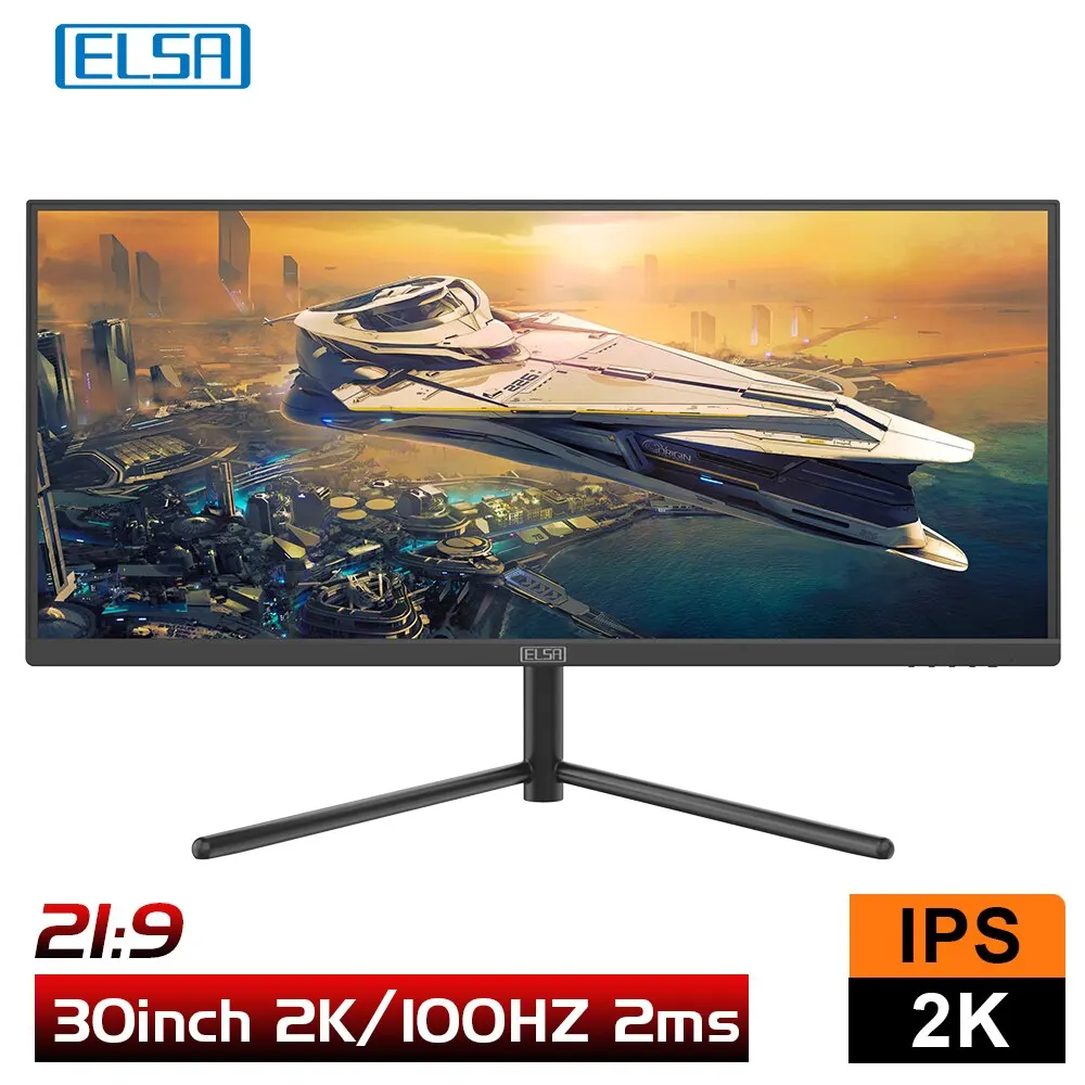 Elsa-écran Ips De 30 Pouces Pour Ordinateur De Bureau De Jeu, 100hz ...