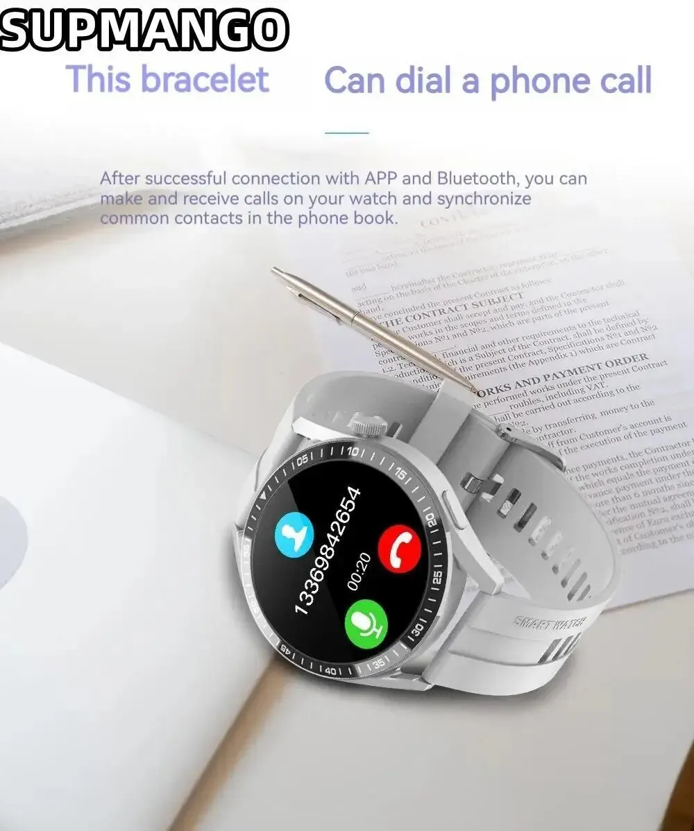 KH8 New Bluetooth Call Smart Watch Sport Fitness Tracker Weather ...