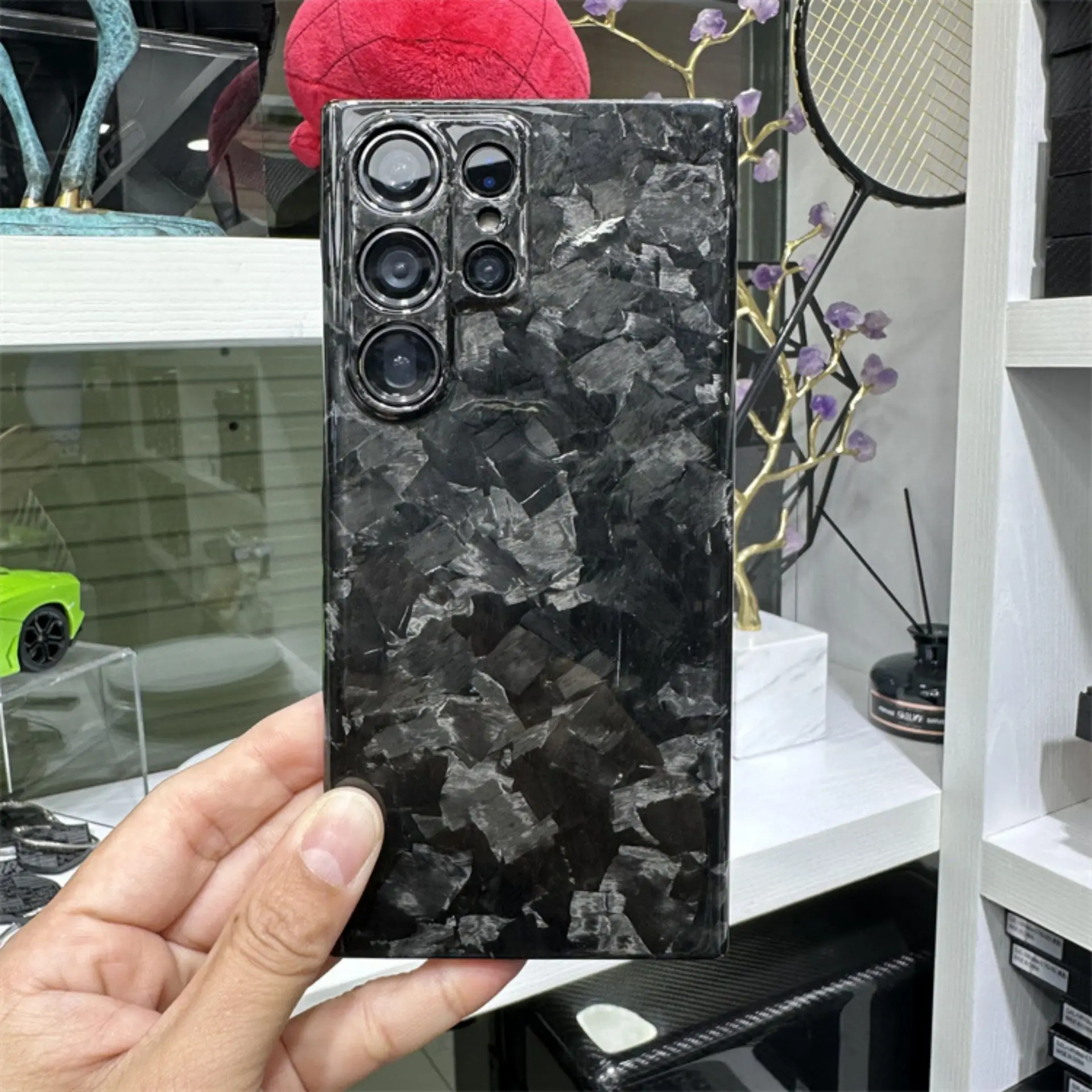 For-Samsung-S23-S22-Ultra-Forged-Real-Carbon-Fiber-Case-Aramid-ultra-thin-lightweight-Protective ...