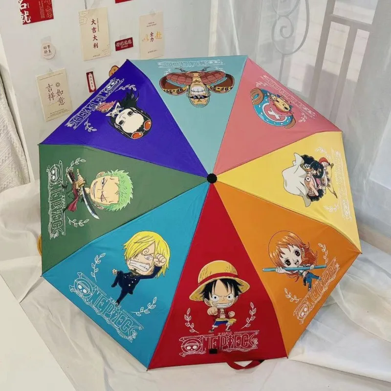 One-Piece-anime-Kawaii-Luffy-Zoro-Ace-Chopper-fully-automatic-umbrella ...