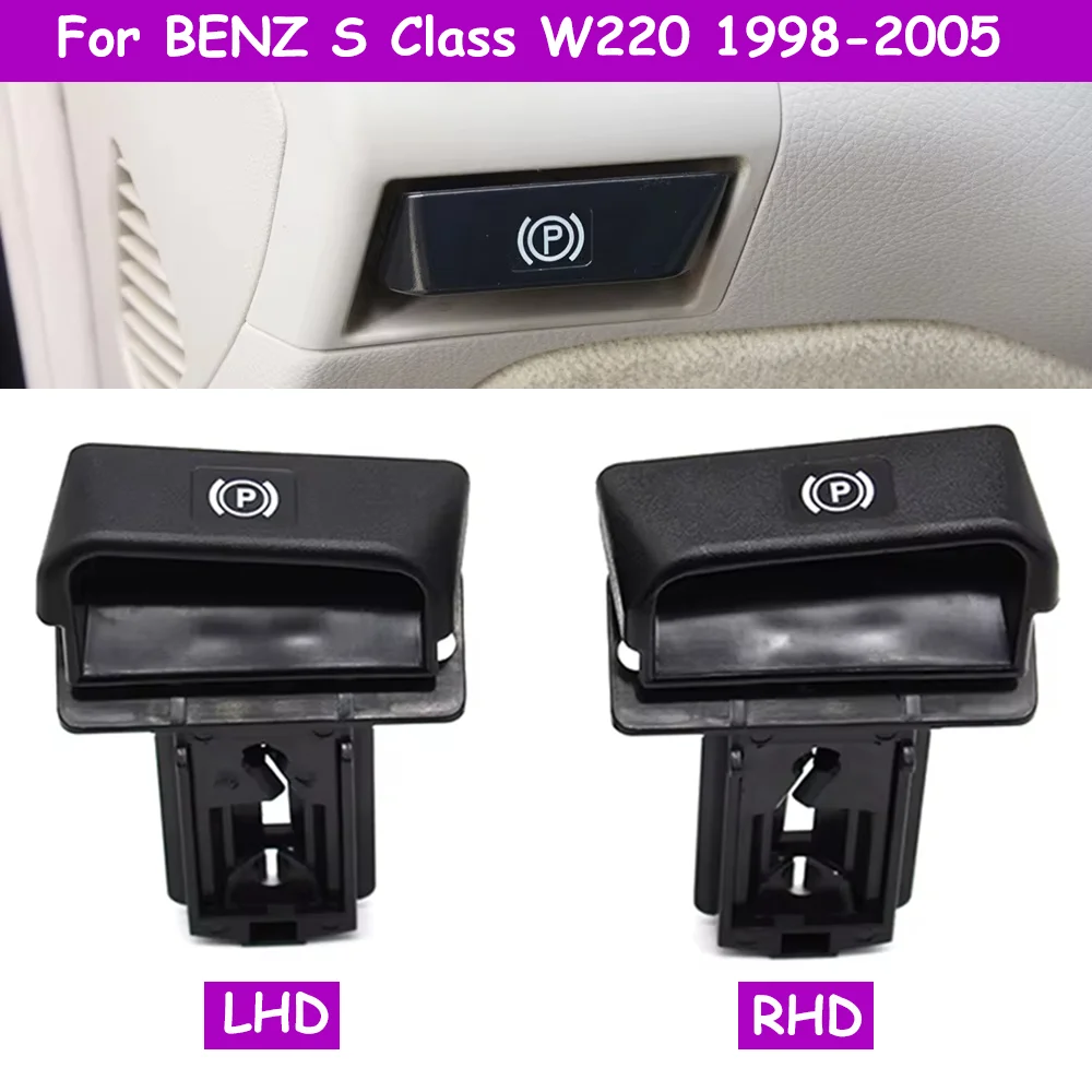 W220 Car Interior Handbrake Switch Parking Brake Lever Release Handle ...
