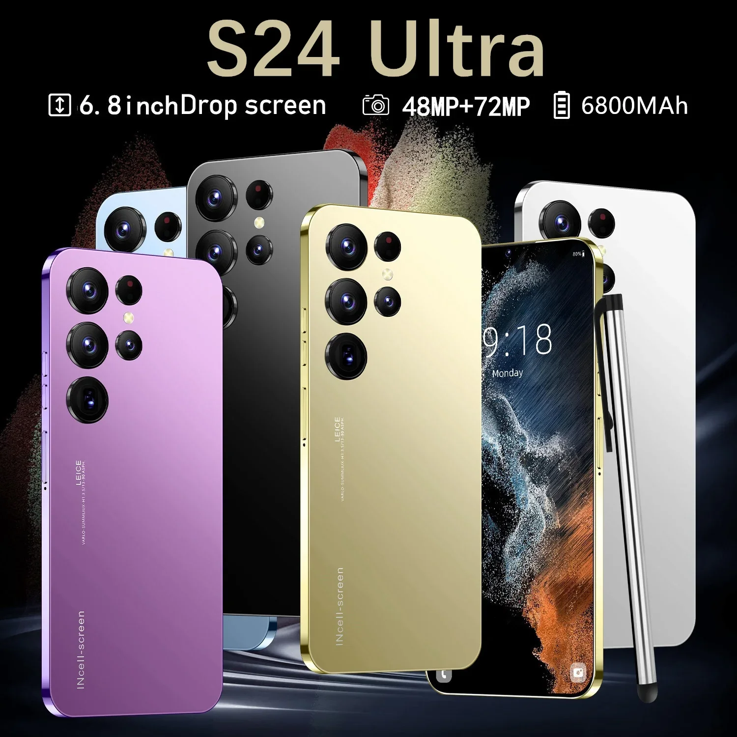 S24 Ultra Mobile Phones 6.8 HD Screen SmartPhone Original 16G+1T 5G ...