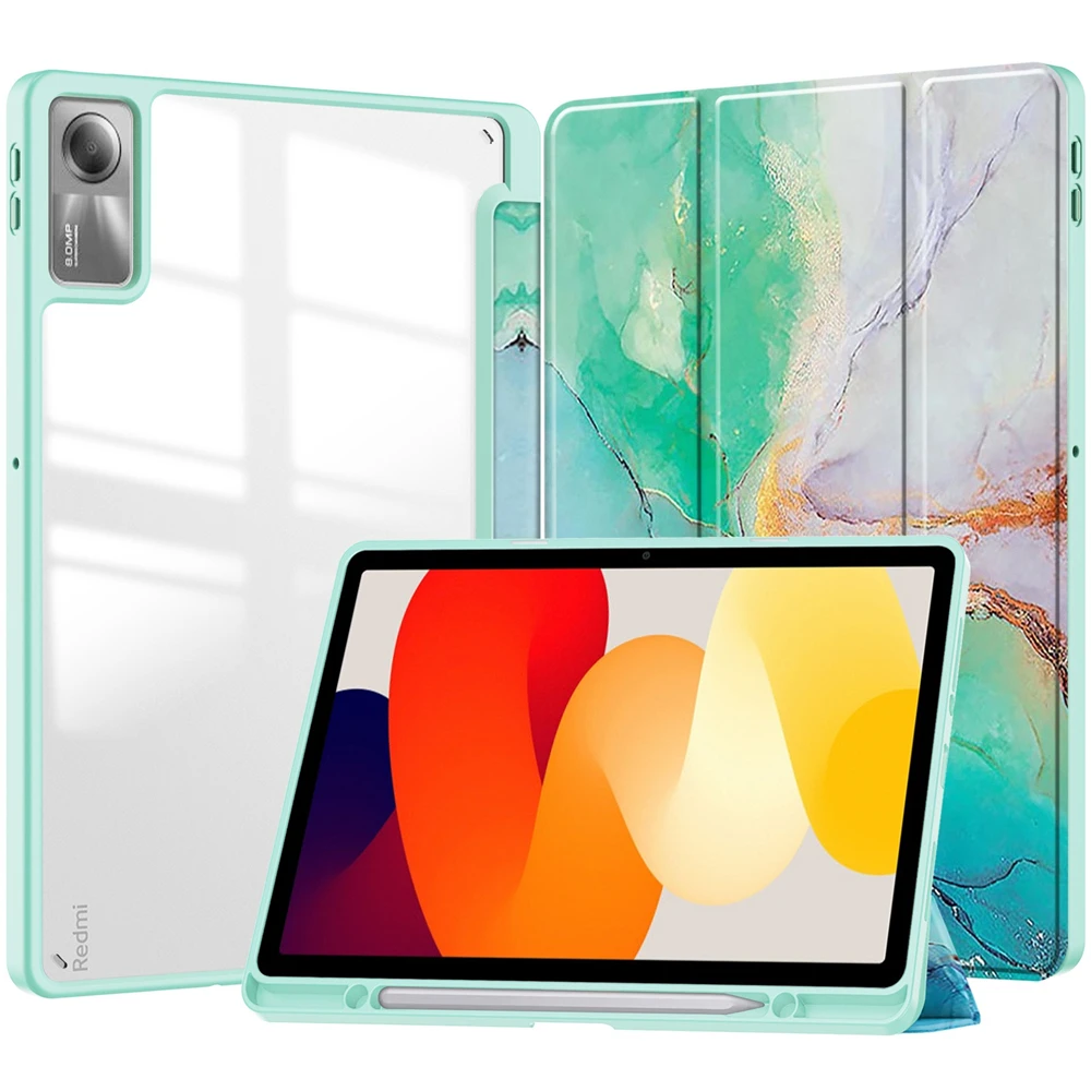 For Xiaomi Redmi Pad SE 11 inch Transparent Hard Acrylic Back Case for ...
