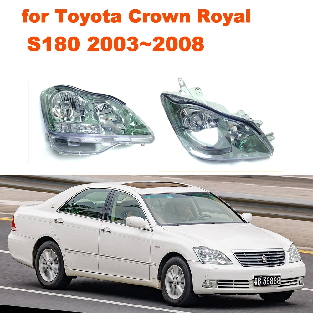Conjunto-de-faros-delanteros-de-coche-para-Toyota-Crown-Royal-S180-2003 ...