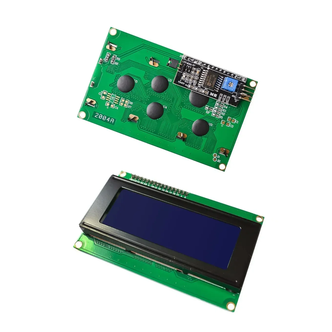 LCD2004-I2C-2004-20x4-2004A-Blue-Green-screen-HD44780-Character-LCD-w ...