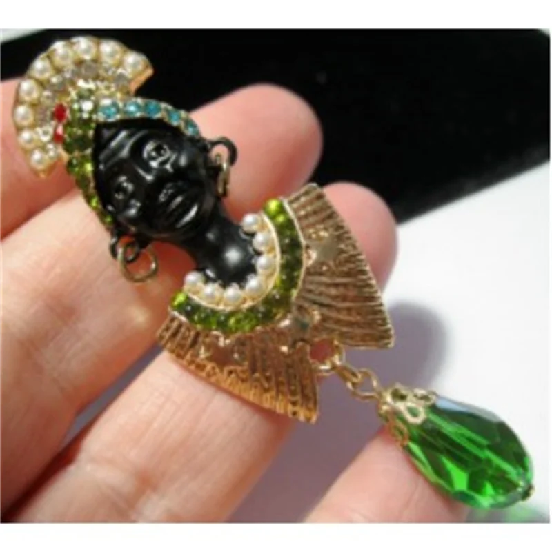 New-Personality-Arab-Cleopatra-Brooch-for-Women-Fashion-Stained-Glass ...