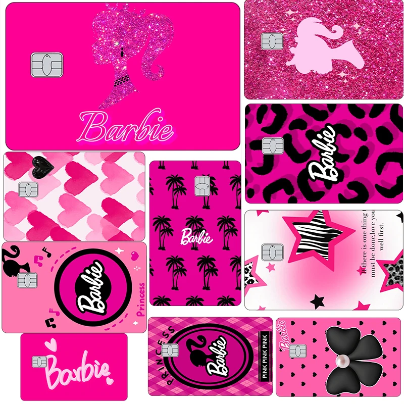 Hot-Sale-Barbie-Laser-Anime-Cartoon-PVC-Film-Stickers-Front-Side-Kawaii ...