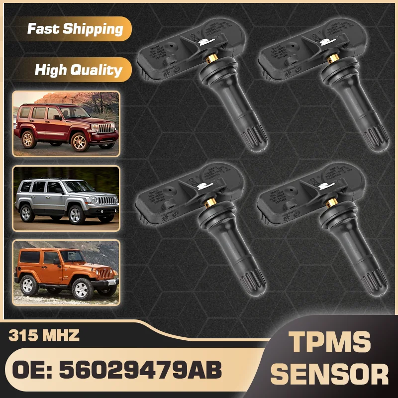 TPMS Tire Pressure Sensor 56029479AB For Jeep Liberty 2005-2012 Jeep ...