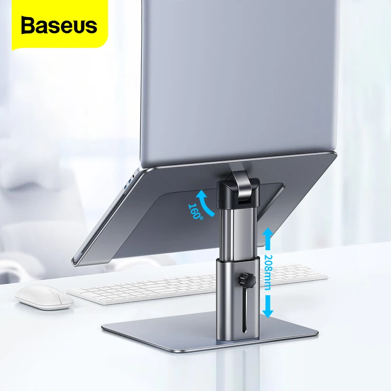 Baseus Laptop Stand Adjustable Desktop Laptop Holder Aluminum Alloy ...