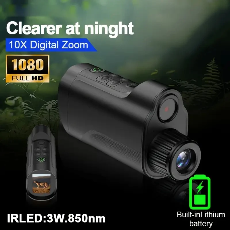 Infrared Night Vision Telescope Camera 10 X Digital Zoom 2.8inch 800m ...