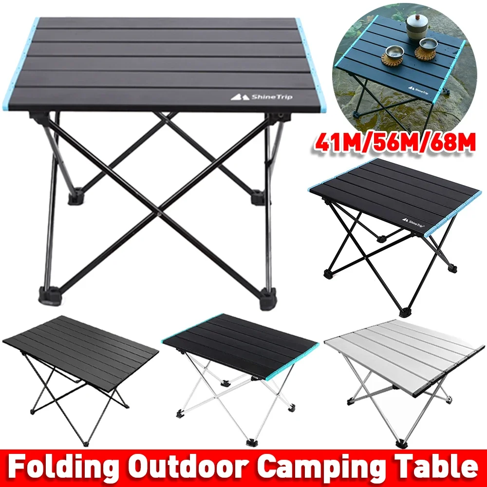 Outdoor-Camping-Table-Portable-Foldable-Desk-Furniture-Computer-Bed ...