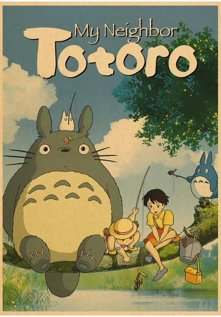 Totoro Movie Poster English