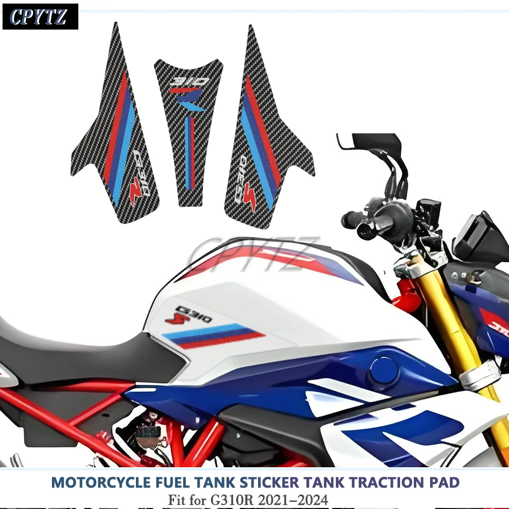 Motorcycle Tank Grip Pads Protector Sticker Traction Tank Pad Side ...