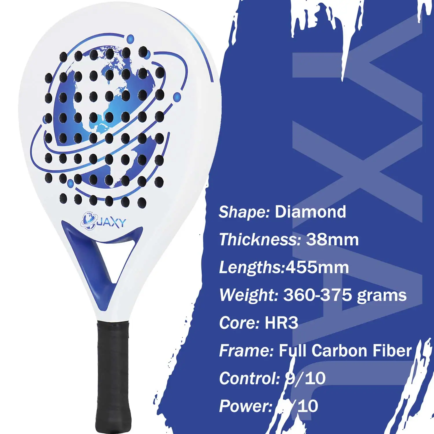 New-Padel-Tennis-Rackets-Tennis-Paddle-Racket-Full-Carbon-Fiber-Eva ...