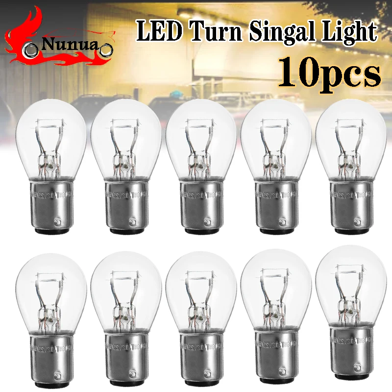 10Pcs Car Driving Light Reversing Bulbs 1157 BAY15D 1157 180 Degree ...