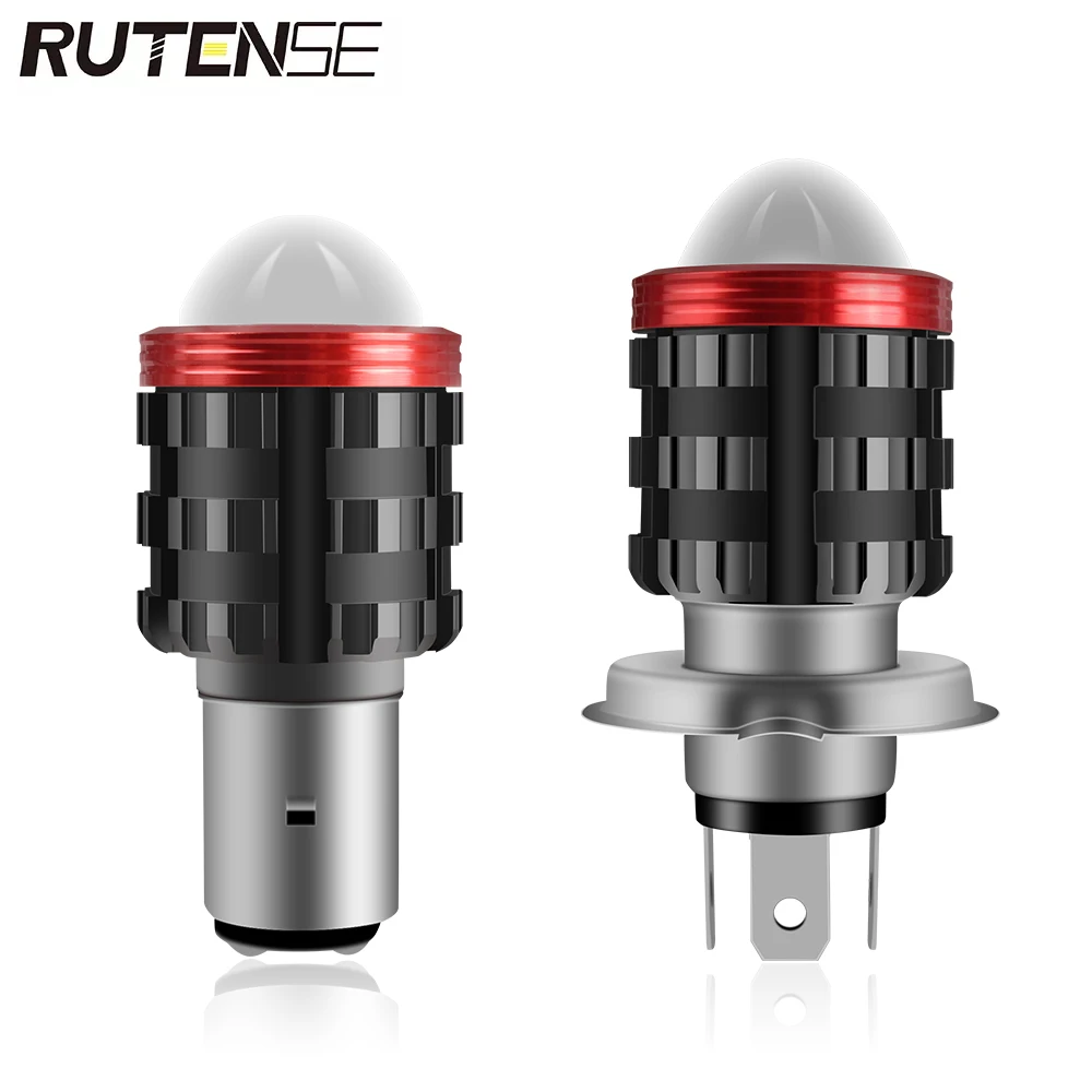 YNGGOO H4 LED Headlight Bulb BA20D Motorcycle Headlight Bulb 1200LM 12V ...