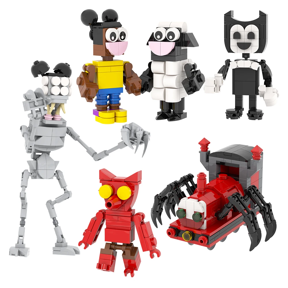 MOC-Horror-Game-Figure-Bricks-El-Goblino-Ink-Demon-Amanda-Train ...