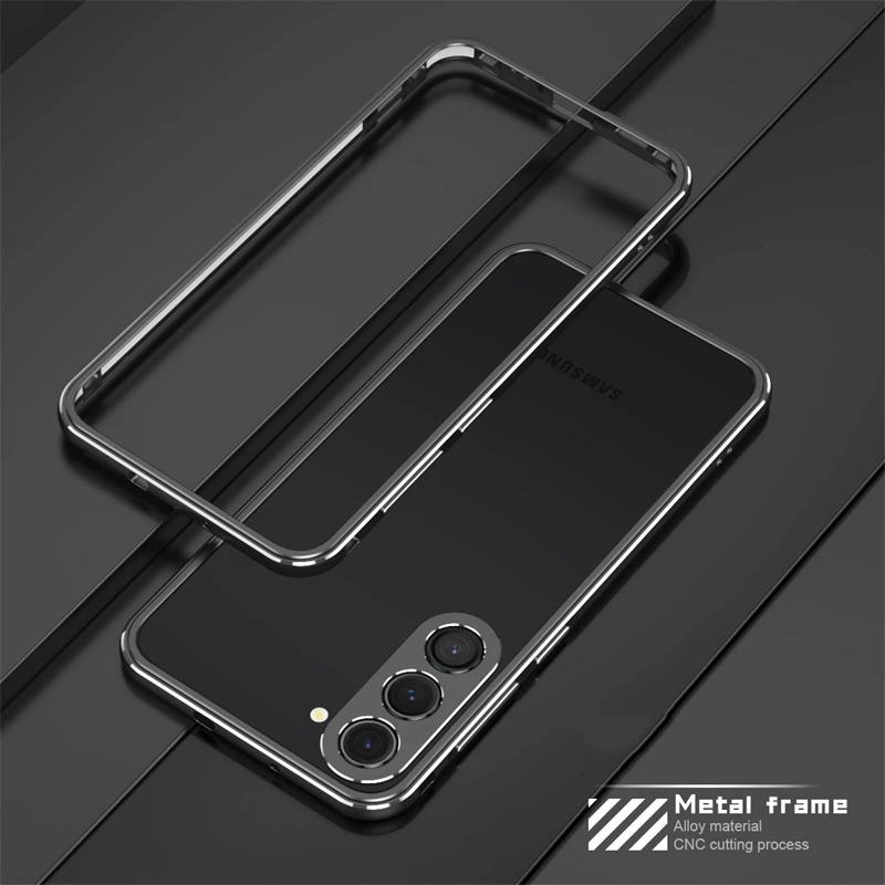 Aluminum Metal Bumper Frame Slim Cover Phone Case+ Carmera Protector ...