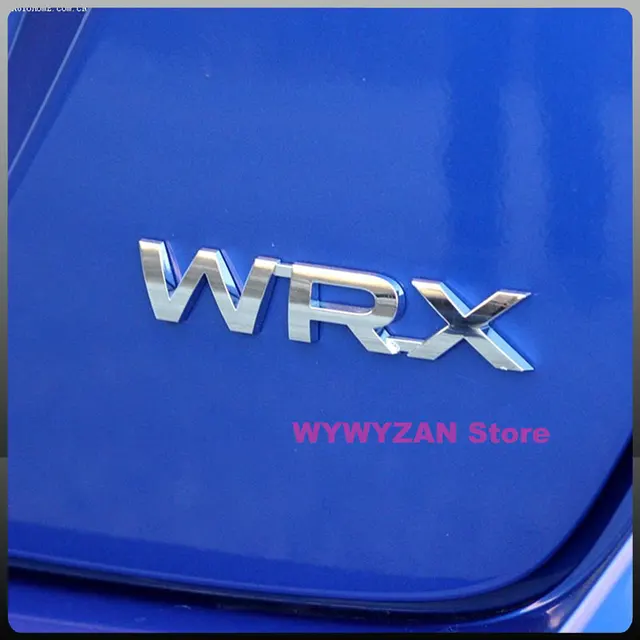 Subaru Wrx Logo Wrx Emblem Metall Karosserie Aufkleber Fahrzeug Vorne