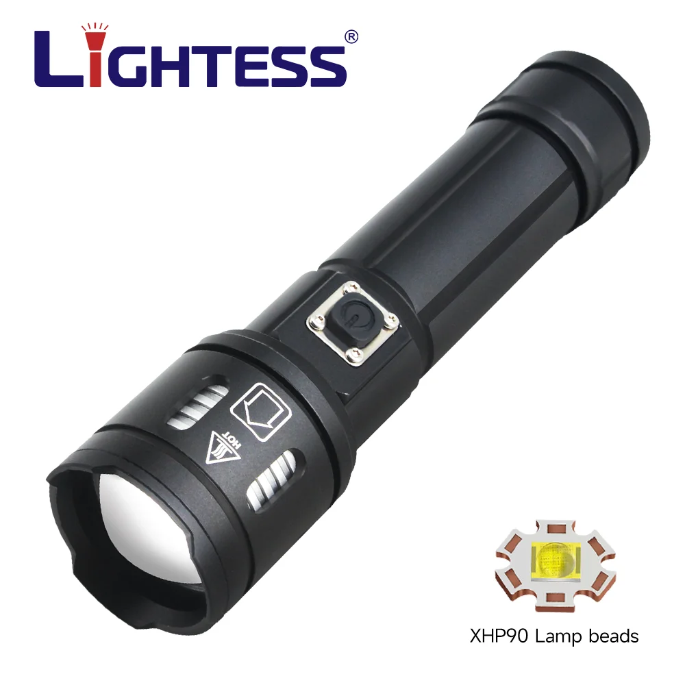 Portable-LED-Flashlights-USB-Charging-Light-XHP99-High-Power-Tactical ...