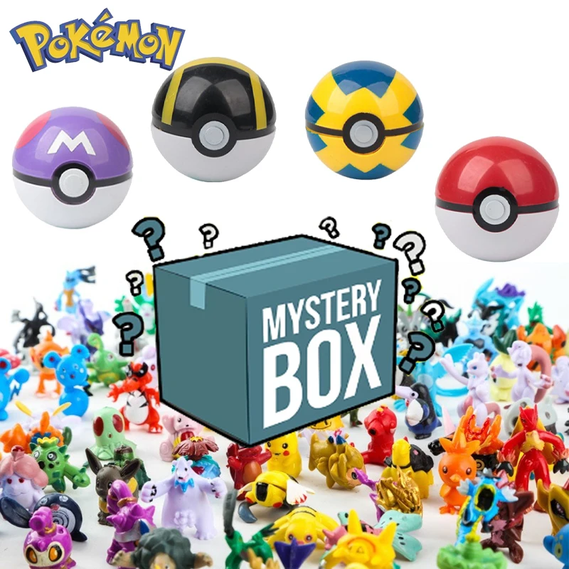 Pokemon-Pikachu-Blind-Box-Kids-Toys-Poke-Ball-Master-Ball-Plastic-Doll ...