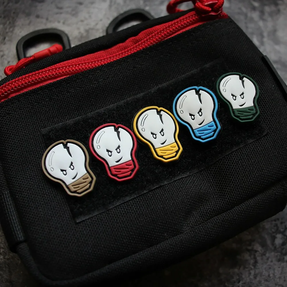 3D-PVC-Rubber-Funny-Light-Bulb-Patches-for-Clothing-Luminous-Cartoon ...