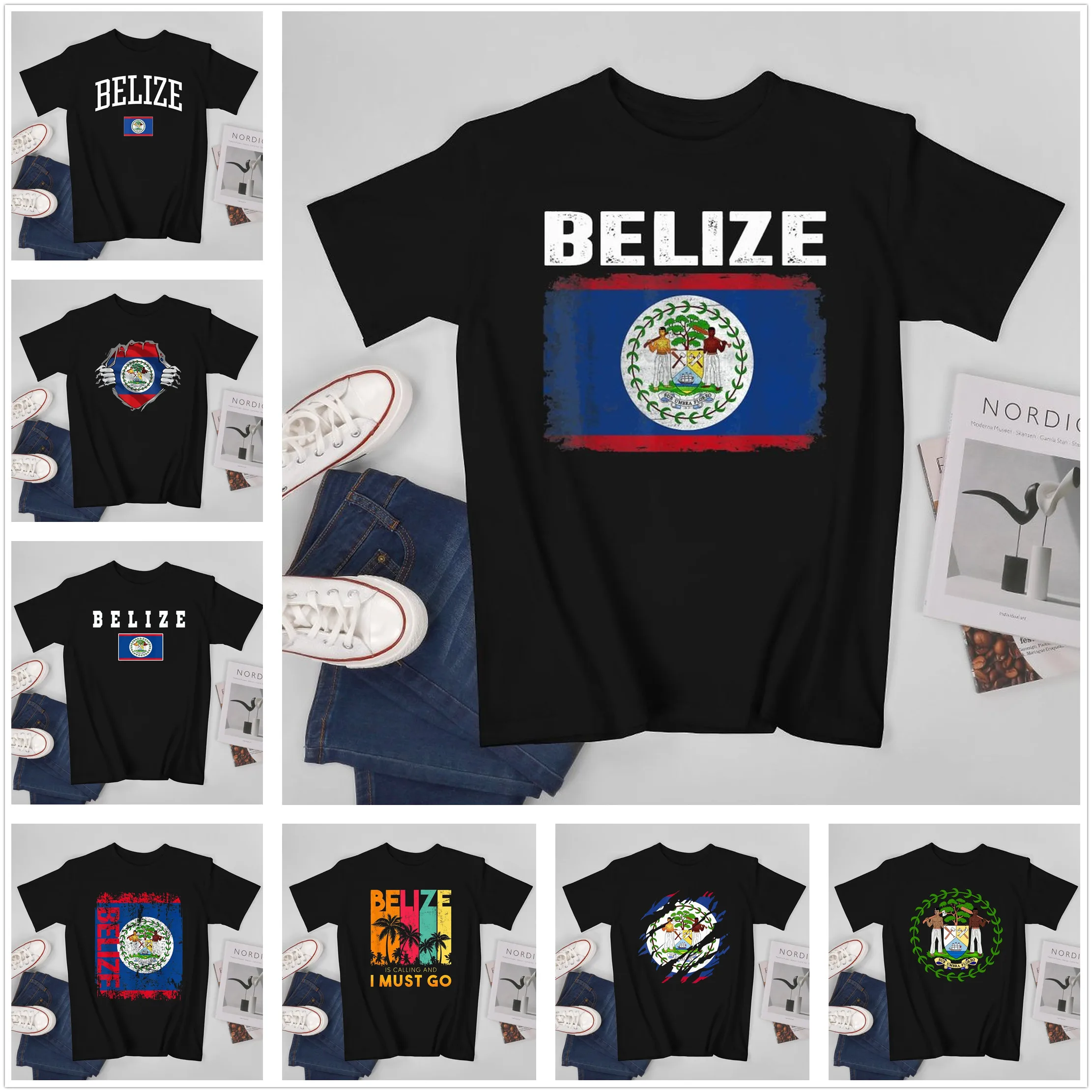 More-Design-Men-Tshirt-Belize-Flag-Cool-Belizean-Tees-T-Shirt-O-neck-T-Shirts-Women.jpg