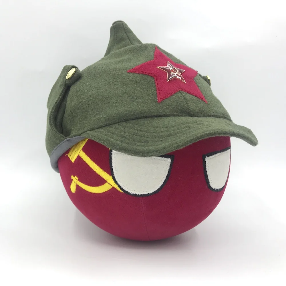 Soviet Union Ball Countryball Doll And Hat World War II Great Patriotic ...