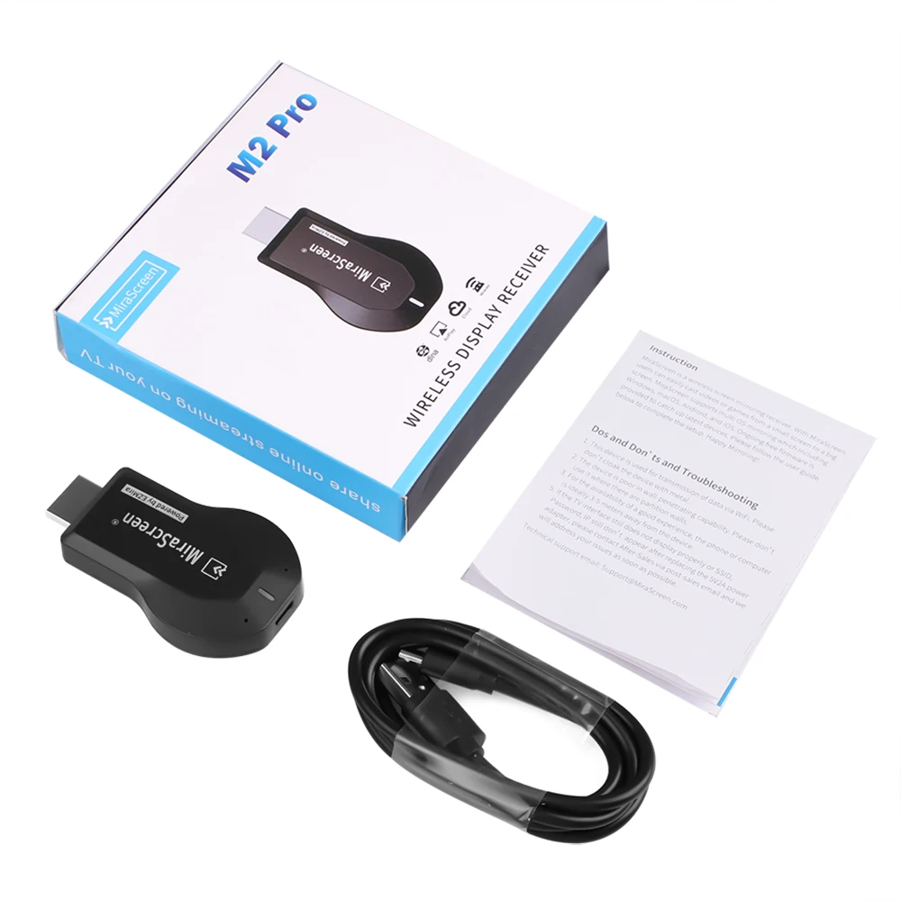 M2 Pro Langaton WiFi TV Stick Display TV Dongle HDMI-yhteensopiva Smart ...
