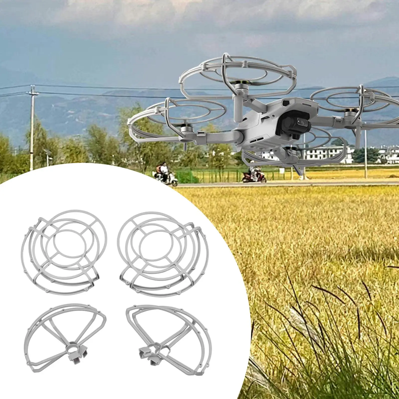 8Pcs-Propeller-Guards-Removable-Quadcopter-Parts-Anti-Collision-Blade ...
