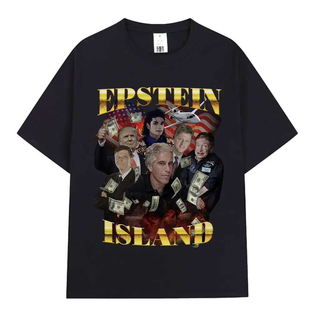 Jeffrey-Epstein-Graphic-T-Shirt-Men-Fashion-Vintage-Harajuku-Short ...