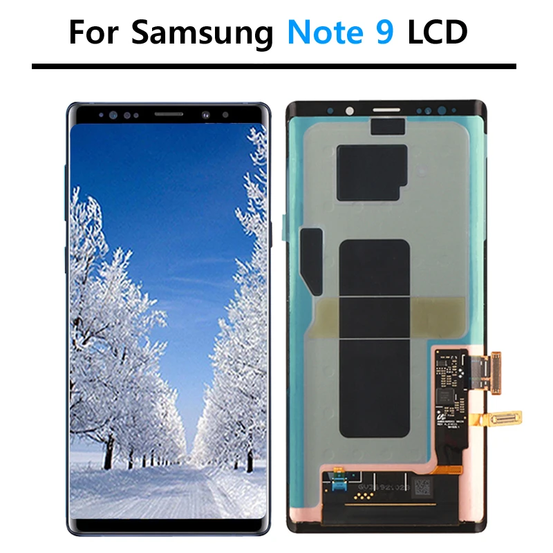 Pantalla LCD ORIGINAL de 6,4 pulgadas para SAMSUNG GALAXY Note 9, montaje de digitalizador con ...